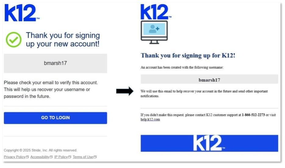 K12 School: Account Setup and Help Logging In