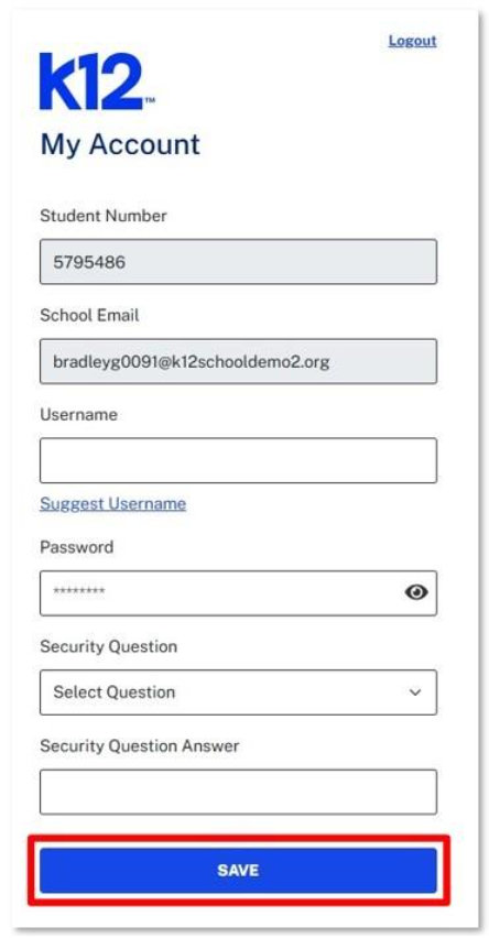 K12 School: Account Setup and Help Logging In