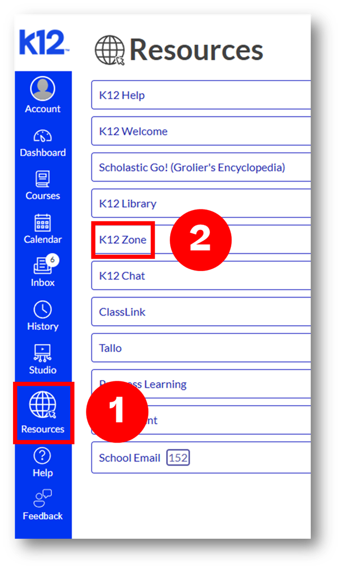 What is the K12 Zone?